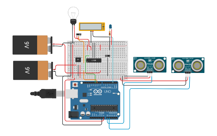 Circuit design Prototype - 1 - Tinkercad