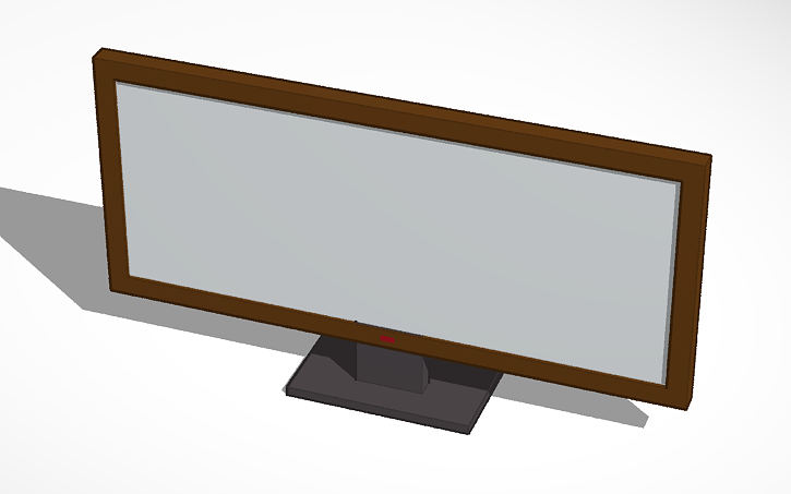3D design Television - Tinkercad