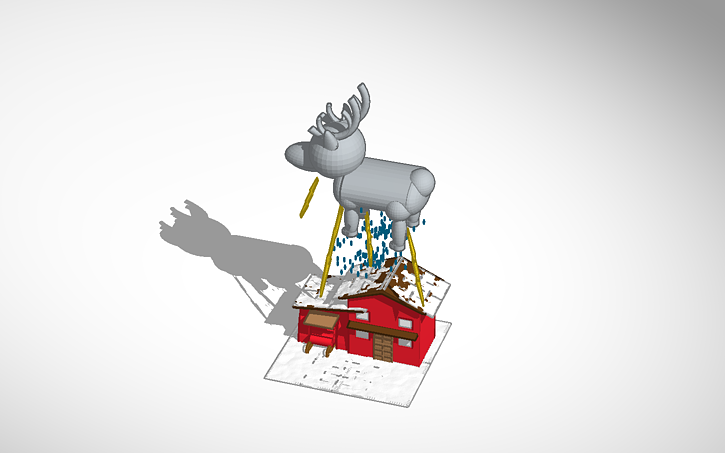 3D design RAIN deer | Tinkercad