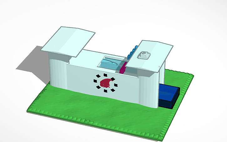 3D design swimming pool - Tinkercad