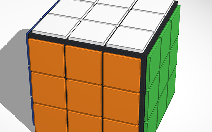 3D design Rubik's cube | Tinkercad