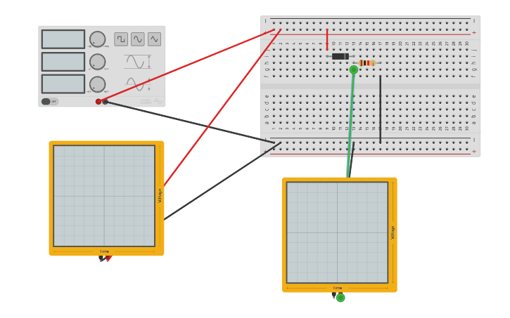 Circuit Design Half Wave Rectifier Witout Filter Tinkercad