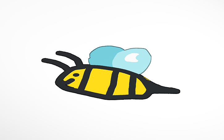 3D design Scribble bee - Tinkercad