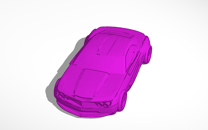 3D design Muscle car - Tinkercad