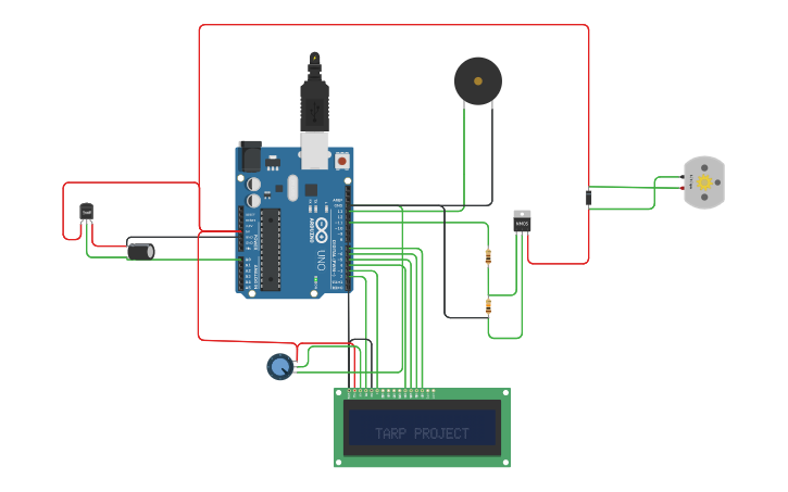 Circuit design TARP final | Tinkercad