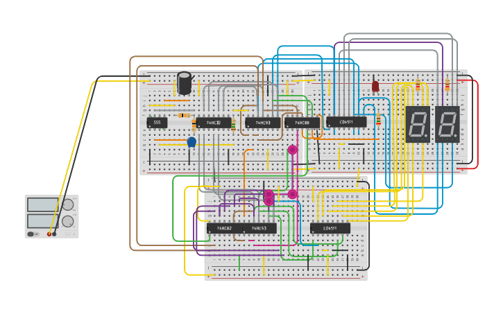 Circuit design LED ENCIENDE EN 6 - Tinkercad