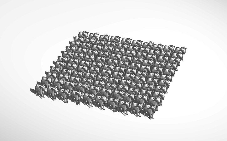 3D design Copy of goats - Tinkercad