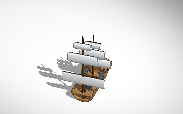 3D design tinkercad ship - Tinkercad