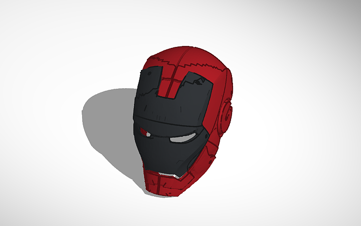 3D design Iron man - Tinkercad