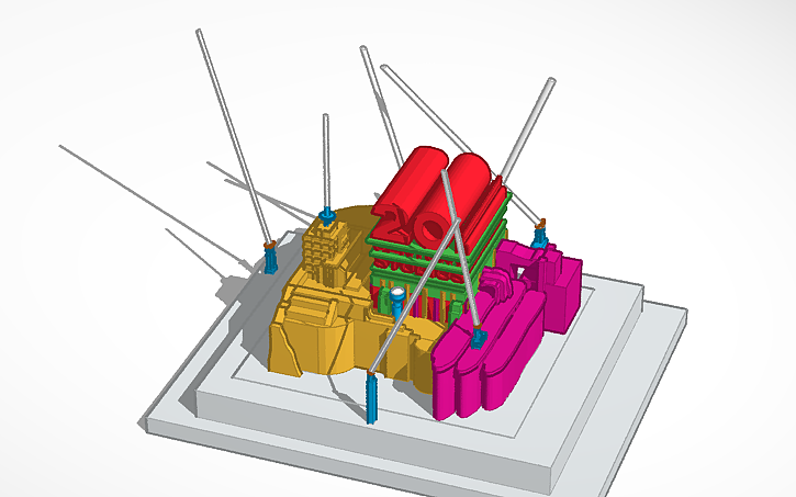 3D design 20th Century Studios logo 2020-present - Tinkercad 3D design 20th Century Studios logo 2020-present - Tinkercad
