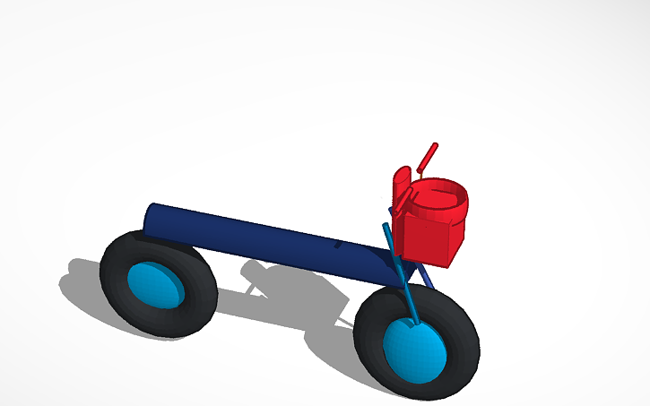 3D design Bicycle - Tinkercad