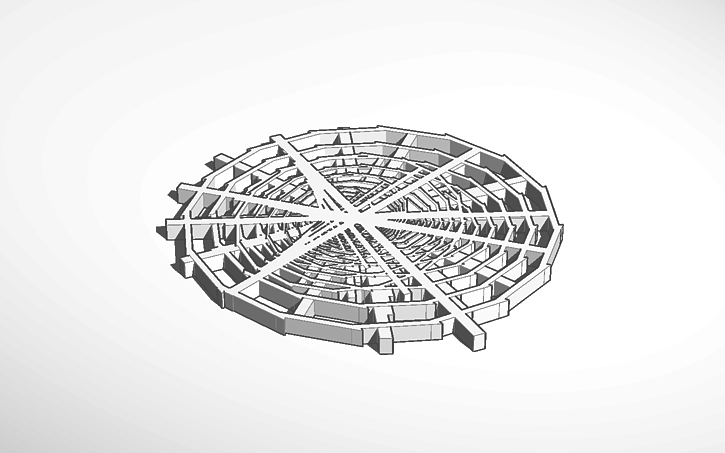 3D design spiders web | Tinkercad