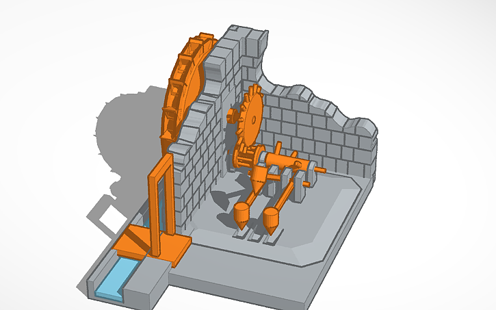 3d Design Medieval Drop Hammer Tinkercad