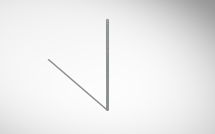 3D design Varão Trapezoidal 8mm - Tinkercad
