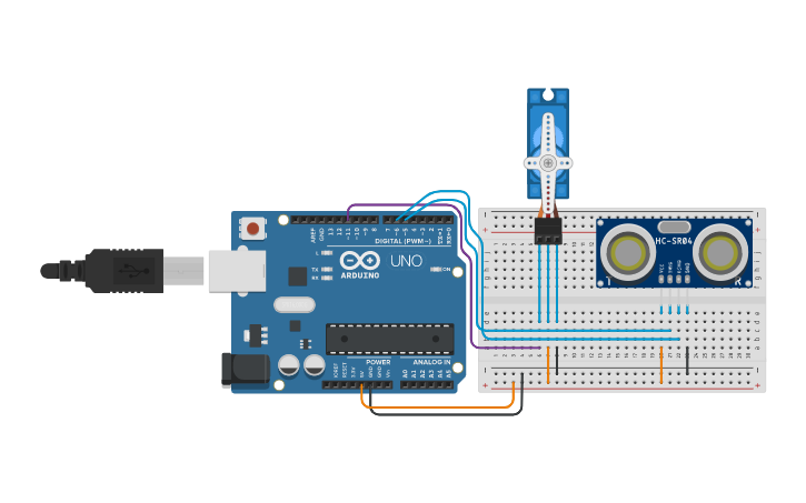 Circuit design 08 - Sensor Ultras - 1818043 - Tinkercad