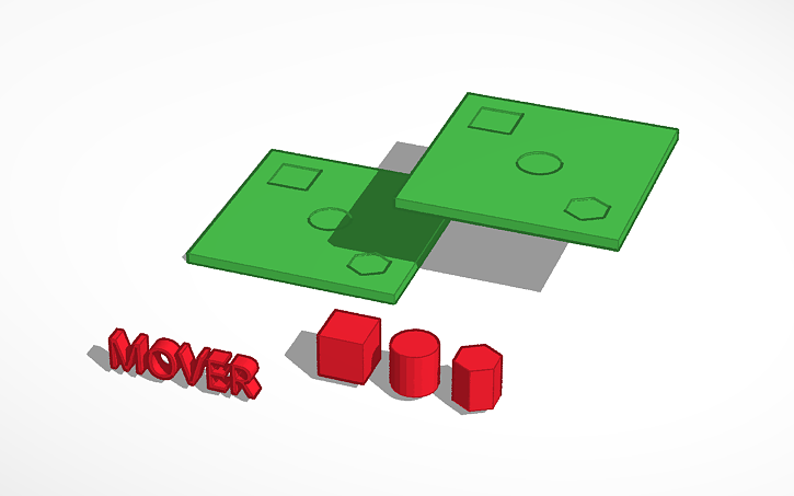 3D design MOVER - Tinkercad