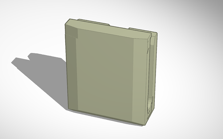 3D design clip - Tinkercad