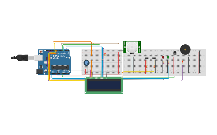 Circuit design AULA COVID-19 | Tinkercad