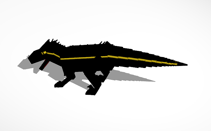 3D design Indoraptor - Tinkercad