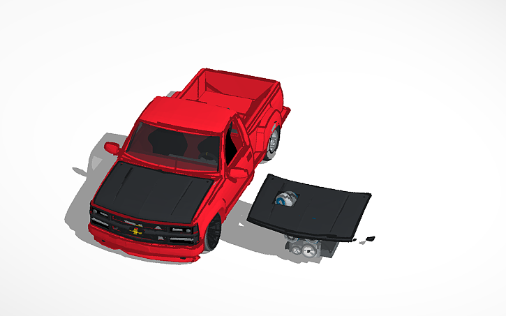 3D design 350ss hellcat swapped - Tinkercad