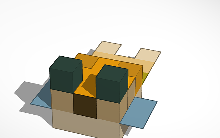 3D design Minecraft Pufferfish (deflated) - Tinkercad