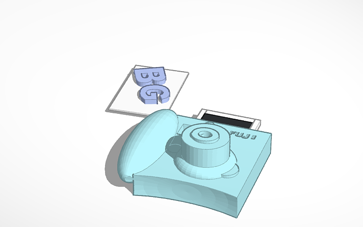 3d Design Copy Of Polaroid Camera Tinkercad