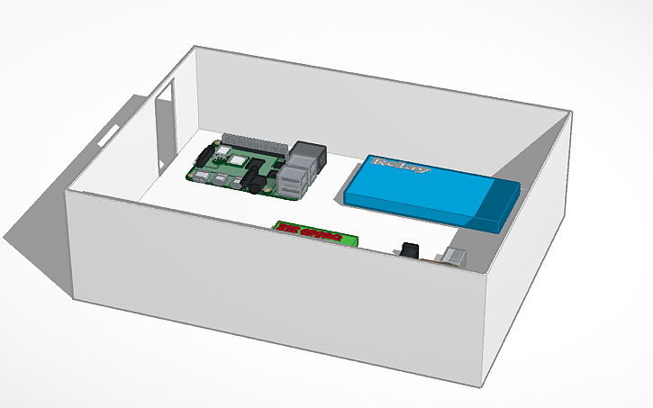 3D design Circuit Box - Tinkercad