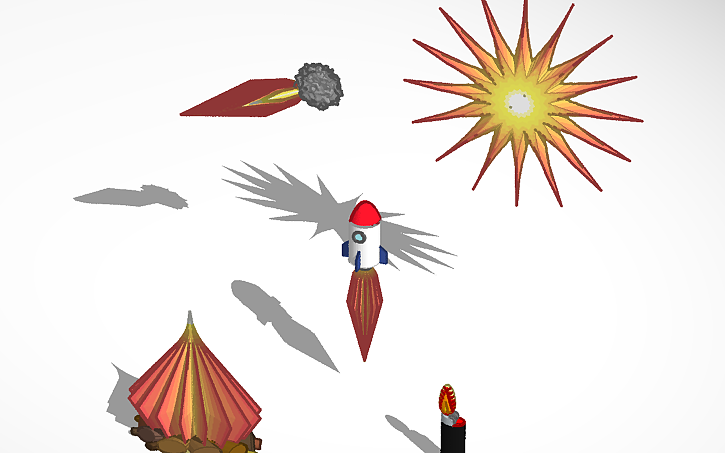 3D design Forms: Flames | Tinkercad