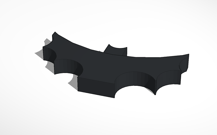 3D design Batman Logo | Tinkercad