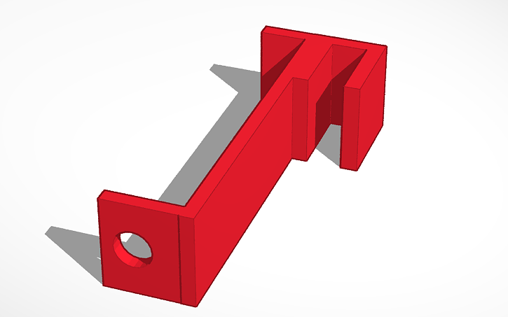 3D design float switch holder - Tinkercad