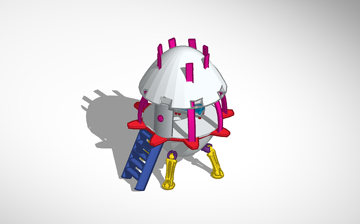 3D design Awesome moonlander - Tinkercad