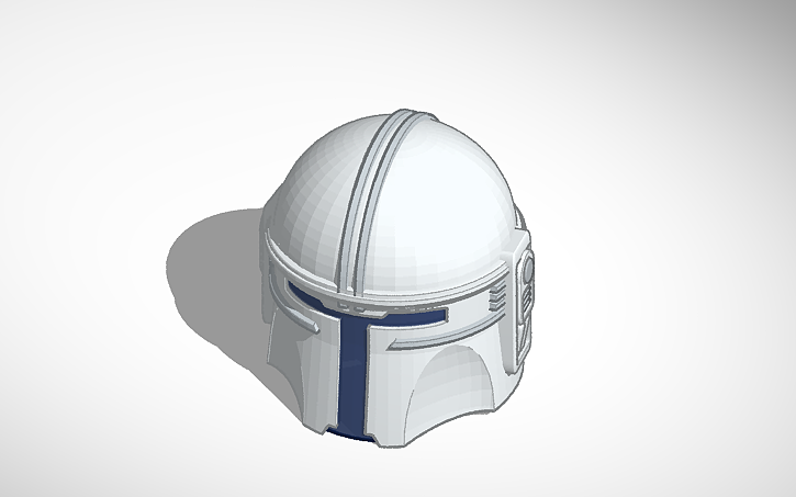 3d Design My Custom Mandalorian Helmet Tinkercad