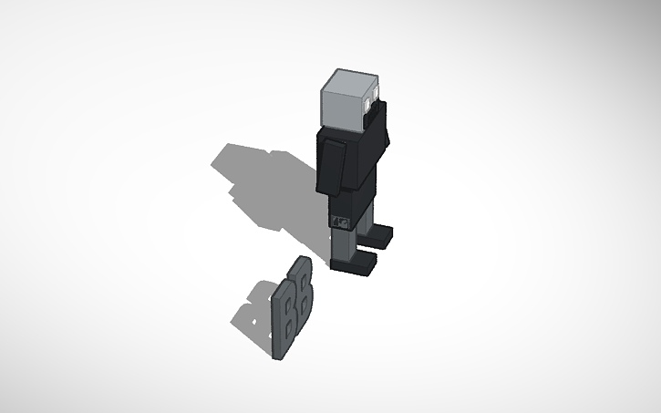 3D design Blockbot Pencil Holder | Tinkercad