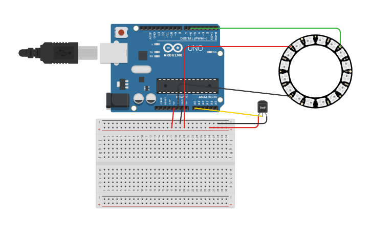 Circuit design Proximity | Tinkercad