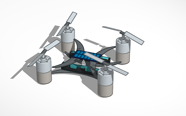 3D design drone - Tinkercad