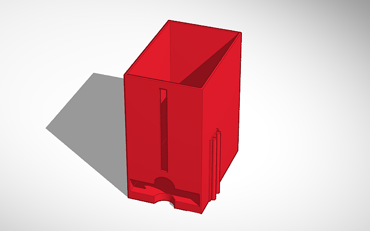3d Design Dispenser Popcorn Tinkercad