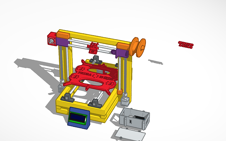 3D design IMPRESORA - Tinkercad