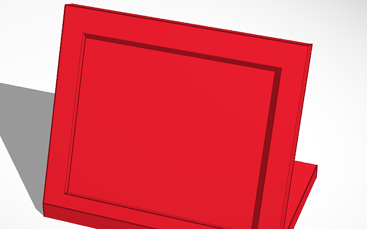 3D design pvs photo frame 2 - Tinkercad