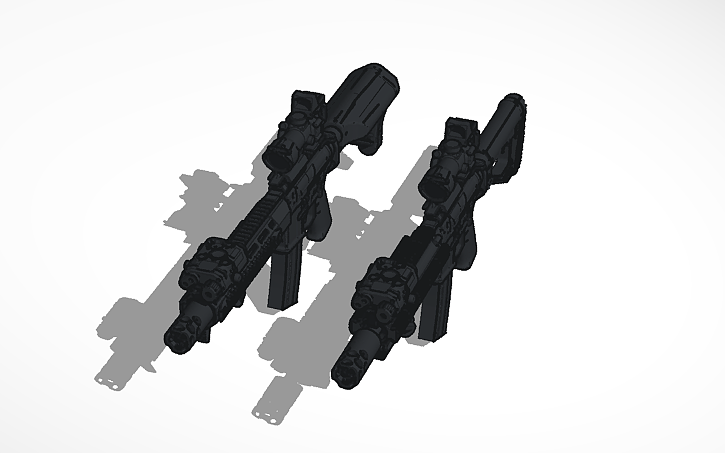 3D design Airsoft Concept 7 | Tinkercad