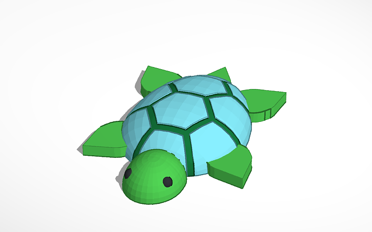 3D design Turtle - Tinkercad