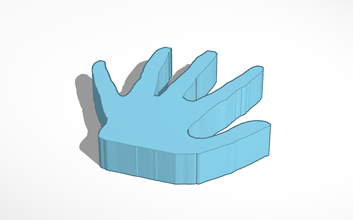 3D design HAND - Tinkercad