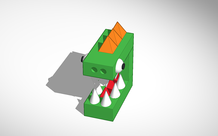 3D design Dragon's Head n.1 - Tinkercad