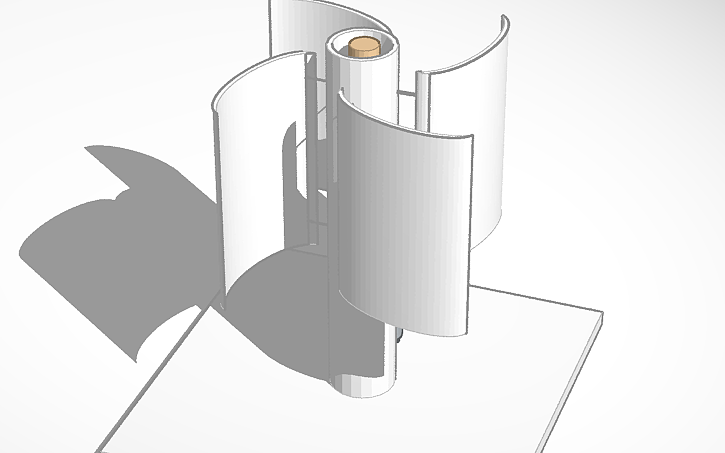 3D design Wind-Turbine - Tinkercad