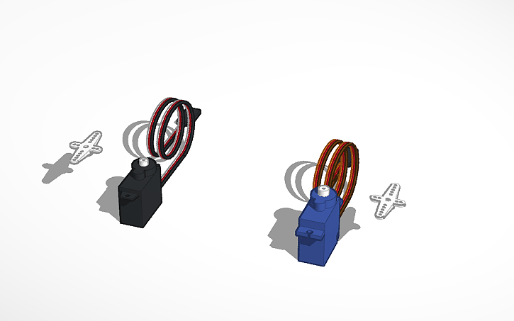 3D design Servo Motor - Tinkercad