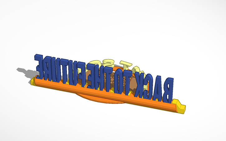 3D design bttf - Tinkercad