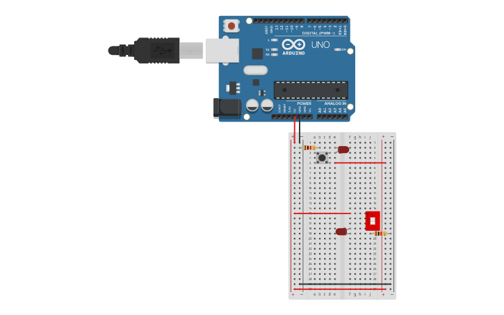 Circuit design accendere led con arduino - Tinkercad Circuit design accendere led con arduino - Tinkercad
