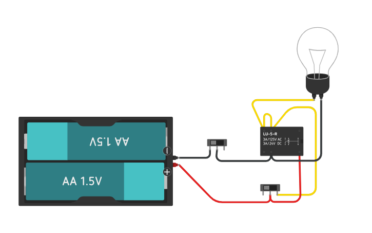 Circuit design Self-Hold Circuit - Tinkercad