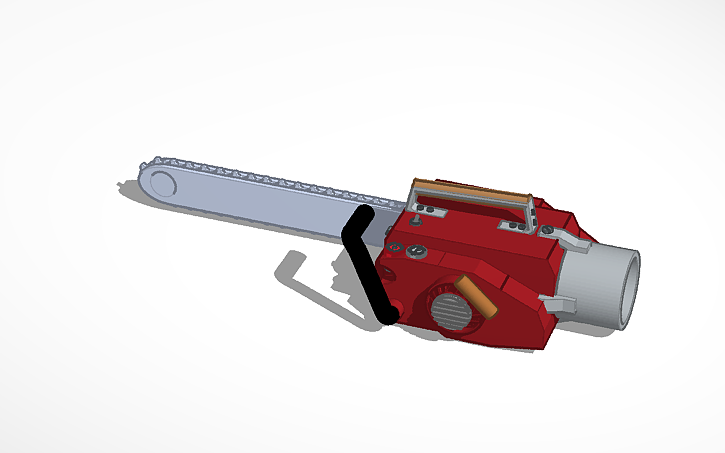 3D design ashes of the evil chainsaw - Tinkercad