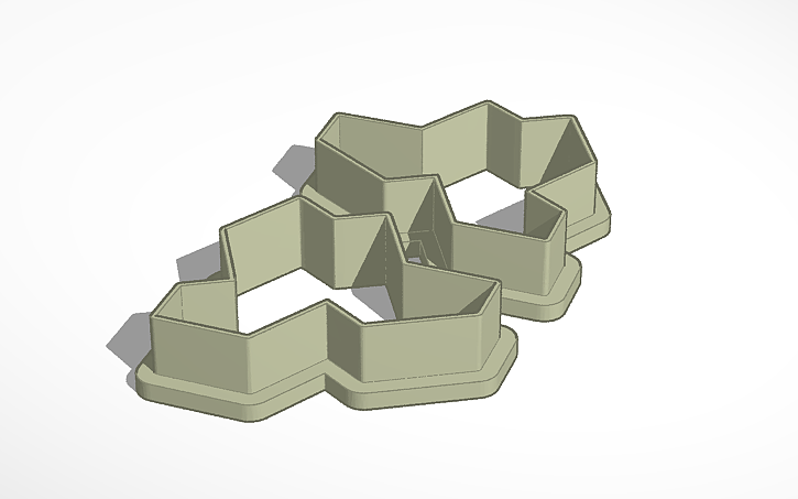 3D design Einstein Cookies Cutter - Tinkercad