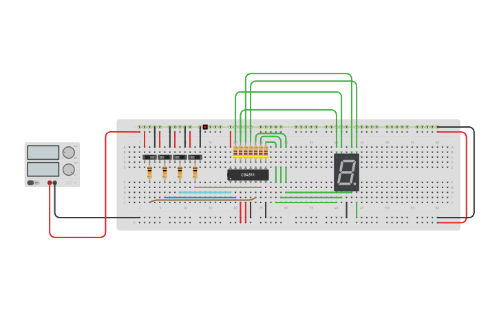 Circuit Design Decoder Tinkercad